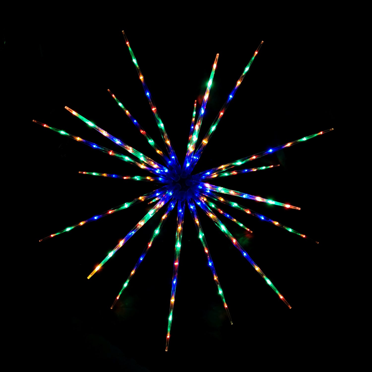 Christmas Lights 160 LED Digitally Controlled Burst Star Fireworks 100