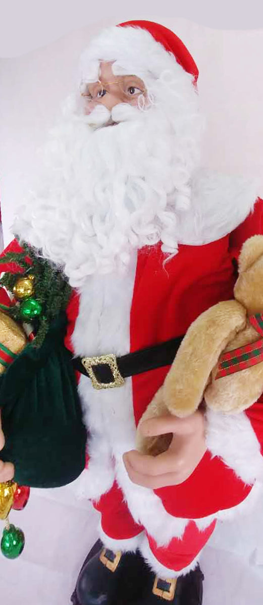 150cm Musical Animated Dancing Santa Claus Sings & Dances 5 Christmas